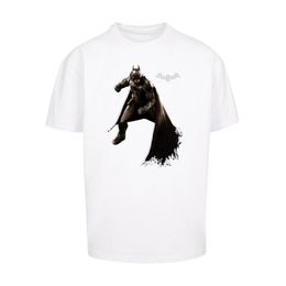 F4NT4STIC T-Shirt 'DC Comics Batman Arkham Shadow Stance' Herren Gr&ouml;&szlig;e XXL grau / schwarz / wei&szlig;