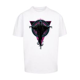 F4NT4STIC T-Shirt 'Harry Potter Neon Detors' Herren Größe S aqua / fuchsia / schwarz / weiß