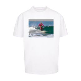 F4NT4STIC T-Shirt 'Batman TV Series Joker Surfing' Herren Gr&ouml;&szlig;e XXL blau / petrol / magenta / wei&szlig;