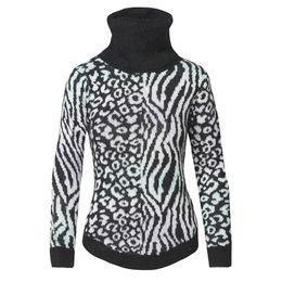 KOROSHI Pullover Damen Gr&ouml;&szlig;e XL schwarz / wei&szlig;