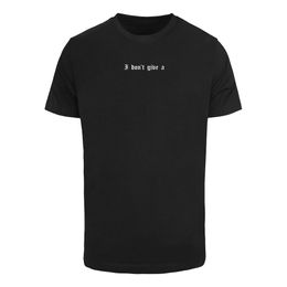 Mister Tee Shirt 'I Don't Give A' male Black size 4XL