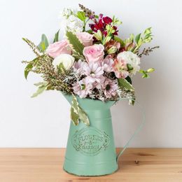 Belle Vous Dekovase Vintage Metal Flower Vase