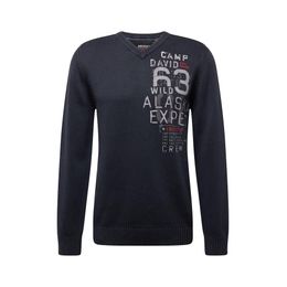 CAMP DAVID Pullover Herren Gr&ouml;&szlig;e XXL navy / grau / hellgrau / rot