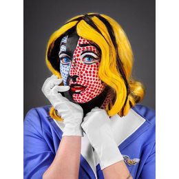 maskworld Theaterschminke Make-up Set Pop Art Frau