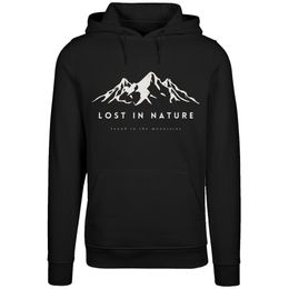 F4NT4STIC Sweatshirt 'Berge Natur Winter' male Black size XXL