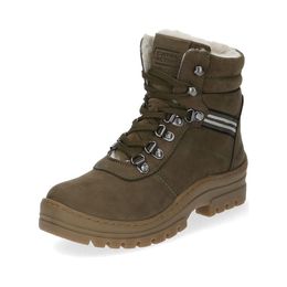 Camel Active Schn&uuml;rstiefelette Damen Gr&ouml;&szlig;e 37 grau / khaki / schwarz / wei&szlig; Winterschuhe
