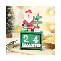 XDeer Adventskalender Holz Weihnachtskalender Weihnachten Countdown