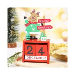 XDeer Adventskalender Holz Weihnachtskalender Weihnachten Countdown