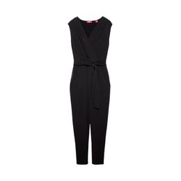 Esprit Collection Overall Jumpsuit mit Crossover-V-Ausschnitt