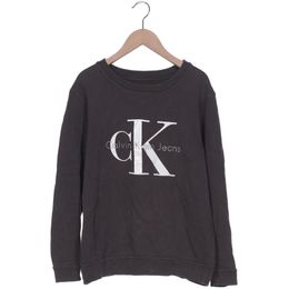 Calvin Klein Jeans Damen Sweatshirt, grau