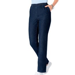 Schlupfjeans Classic Basics Gr. 54, Normalgrößen, blau (marine) Damen Jeans