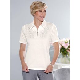 Poloshirt CLASSIC "Shirt" Gr. 48, beige (ecru) Damen Shirts Jersey