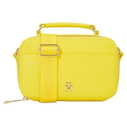 Tommy Hilfiger Mini Bag ICONIC TOMMY CAMERA BAG, Handtasche Damen Tasche Damen Schultertasche, gelb