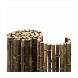 Noor Sichtschutzmatte Bambusmatte Black Edition, 1x2,5 m