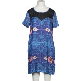 MONKI Damen Kleid, blau, Gr. 38