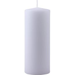 Diana Candles Stumpenkerze Stumpenkerze weiß Höhe 20 cm, Ø 6,8