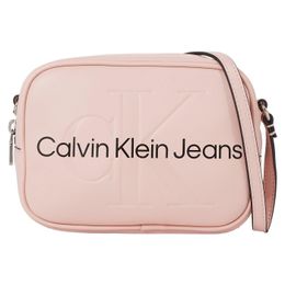 Calvin Klein Jeans Mini Bag SCULPTED CAMERA BAG18 MONO, mit großflächigem Markenlogo vorne Handtasche Damen Tasche Damen, rosa