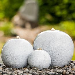 Gärtner Pötschke Brunnen-Set Saphira LED granit