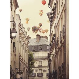 Close Up Flying Over Paris Kunstdruck Irene Suchocki