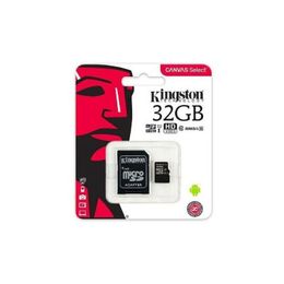 Meditrade GmbH Trade Shop Traesio - kingston micro sd 32 gb class 10 microsd 80 mb/s canvas speicherkarte 32GB
