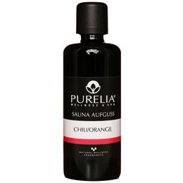 Purelia - Saunaaufguss Konzentrat Chili-Orange 100 ml natürlicher Sauna-aufguss - reine ätherische Öle