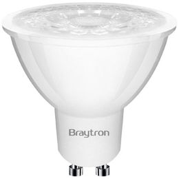 Braytron 3xLED Leuchtmittel GU10 cob 5W Abstrahlwinkel: 38° 410 Lumen Glühbirne Glühlampe Spot Stromsparend: a+ kaltweiß 3 Stück