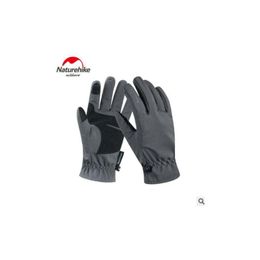 35℃ Radfahren Skifahren Snowboarden Winter Warme Handschuhe Touchscreen Wasserdicht Rutschfest (Grau l)