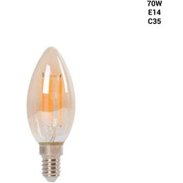 LED-Lampe Kerze E14 - 4W - Vintage Gold - 2200K