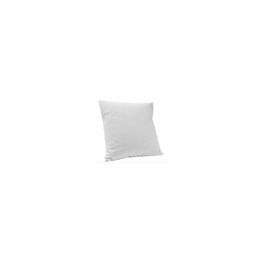 2er-Set Kissenbezüge aus Flanell 65 x 65 cm / 100% Baumwolle - Blanc
