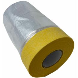 MARKENLOS - Abdeckfolie Malerkrepp Klebeband Abdeckband Masker Tape 550mmx33m Malerplane 5x