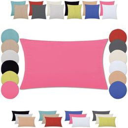 Bestlivings Kissenhülle ( 100 Größen und Farben ) mit und ohne Füllkissen, Serie: Ellen, Kissenbezug Dekokissen, Auswahl: 40x80cm ohne Füllung pink - rosa - Pink