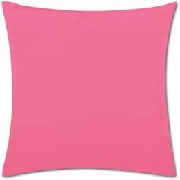 Bestlivings Kissenbezug Pink (40x40 cm) mit verdecktem Reißverschluss - viele Größen und Farben - Pink