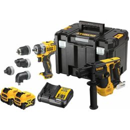 Akku-Maschinen-Set (DCD703, DCH072, 2x DCB126 und DCB112) 12 v, 2x5,0 Ah - Dewalt