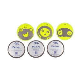 School-Mood® Patchies 6er Patchy Set Yellow Monsters