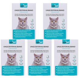 OptiPet Tier-Halsband Flohhalsband für Katzen Zeckenhalsband