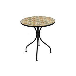 Mojawo Küchentisch Mosaik Mosaiktisch Gartentisch Bistrotisch Tisch 60cm