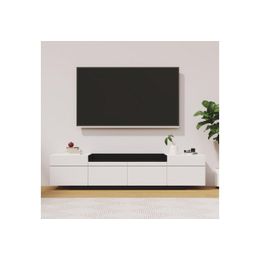 KLAM HOME Lowboard TV Sideboard mit 3 Türen