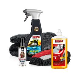 detailmate Sonax Glanz Shampoo 500ml Waschset #3 mit Nuke Guys Car Scent Auto-Reinigungsmittel (Basic)