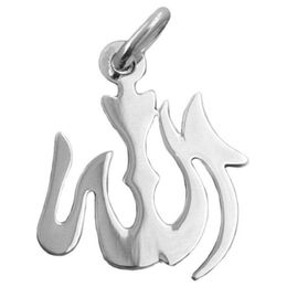 Gallay Kettenanhänger Anhänger 18x15mm Allah glänzend Silber 925 (1-tlg)