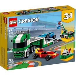Lego® Konstruktionsspielsteine Lego® Creator 31113 Rennwagentransporter