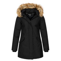 Geographical Norway Winterjacke Mantel mit Kapuze Regular Fit