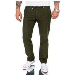 Rock Creek Stoffhose Leinen Hose Regular Fit