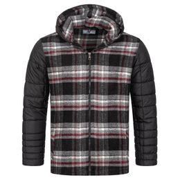 Rock Creek Winterjacke Kariert Regular Fit