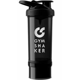 GYMSHAKER Protein Shaker mit Pulverfach 600 + 150 ml Trinkflasche