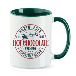 Primawela Tasse Tasse Advent Weihnachten North Pole Kaffeetasse Weihnachtsmotiv