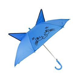 Marabellas Shop Stockregenschirm Regenschirm für Kinder Ø 90 cm mit Ohren und automatischer Öffnung