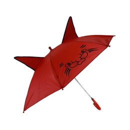 Marabellas Shop Stockregenschirm Regenschirm für Kinder Ø 90 cm mit Ohren und automatischer Öffnung