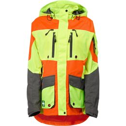Parforce Protective Hundef&uuml;hrerinnenjacke Hatz-Watz Evolution G2 Signalorange/-gelb (Gr&ouml;&szlig;e: L)