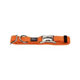 Hunter Tierbedarf Hunde-Halsband Halsband Vario-Basic ALU-Strong orange