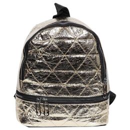 Cham Cham Rucksack Ranya Metallic Tasche Tragetasche aus Lederimitat (einzeln)